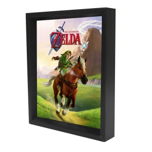 Zelda - Ocarina of Time - Gallop (8"x10" Lenticular Shadow Box) - 8" x ...