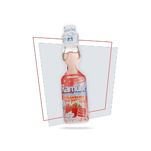 Sangaria Ramune Strawberry (Case of 18) - Ramune Drinks - Merch